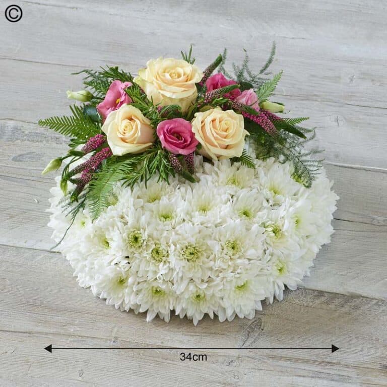 Traditional Pink Funeral Posy - Williamson’s My Florist