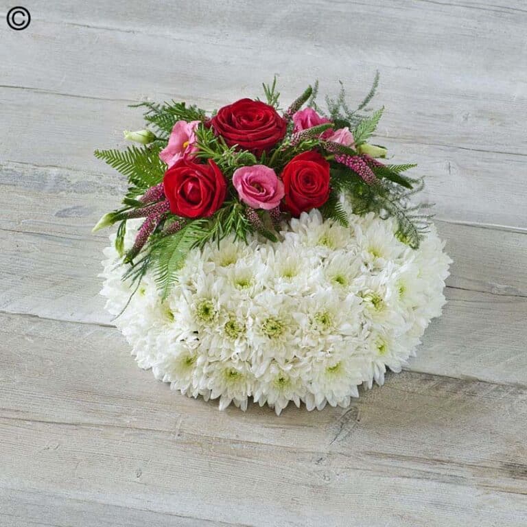 Traditional Red Funeral Posy - Williamson’s My Florist